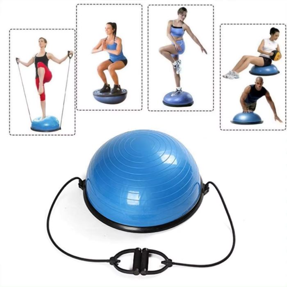 BOSU Balance Trainer Ball – Half Ball for Core & Stability Workouts ...